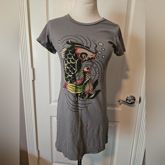 Ed Hardy | Tops | Ed Hardy Tshirt Koi Fish | Poshmark
